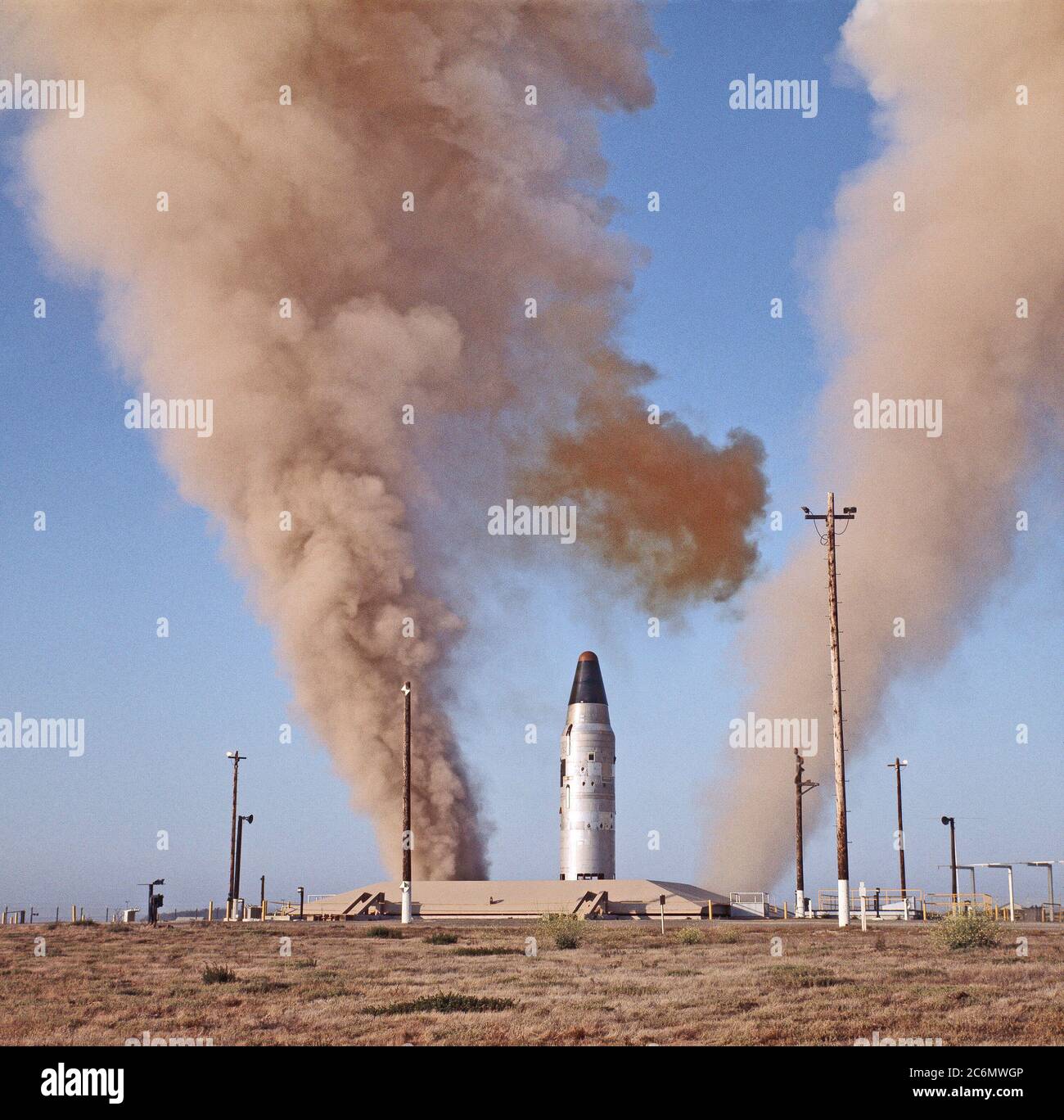 A Titan II missile is launched Stock Photo - Alamy