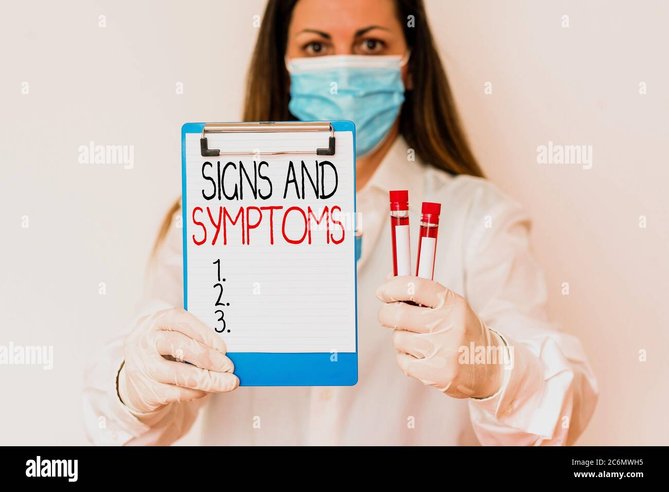Text sign showing Signs And Symptoms. Business photo text abnormalities ...