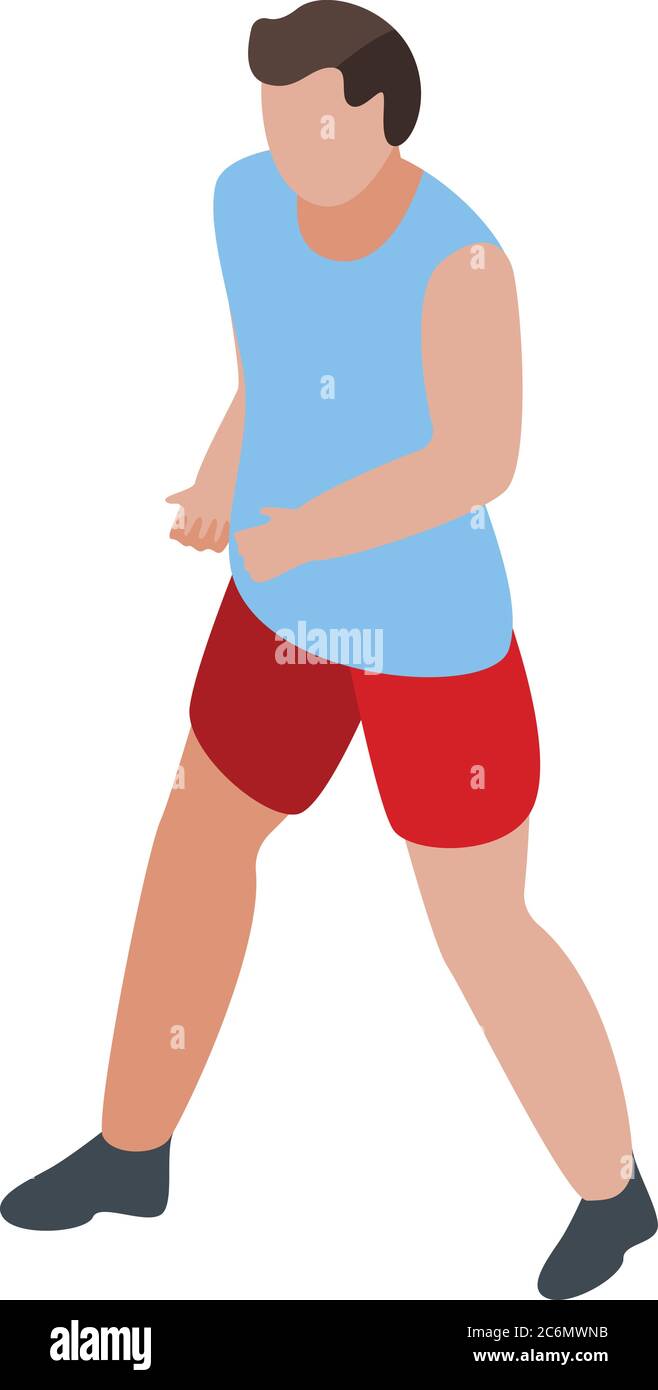Trail running foot illustration Cut Out Stock Images & Pictures - Alamy