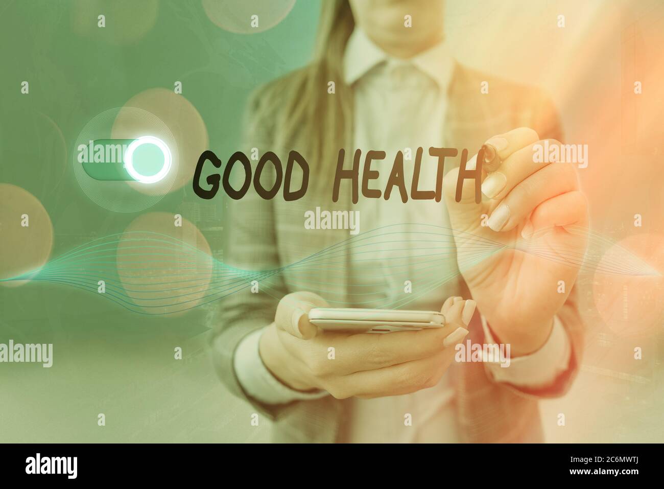 Handwriting text writing Good Health. Conceptual photo state of being ...