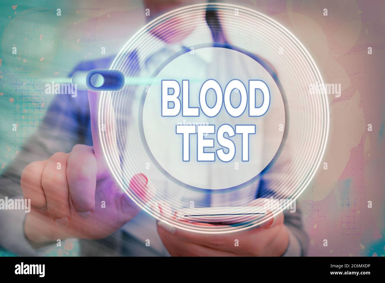 Word writing text Blood Test. Business photo showcasing Extracted blood ...