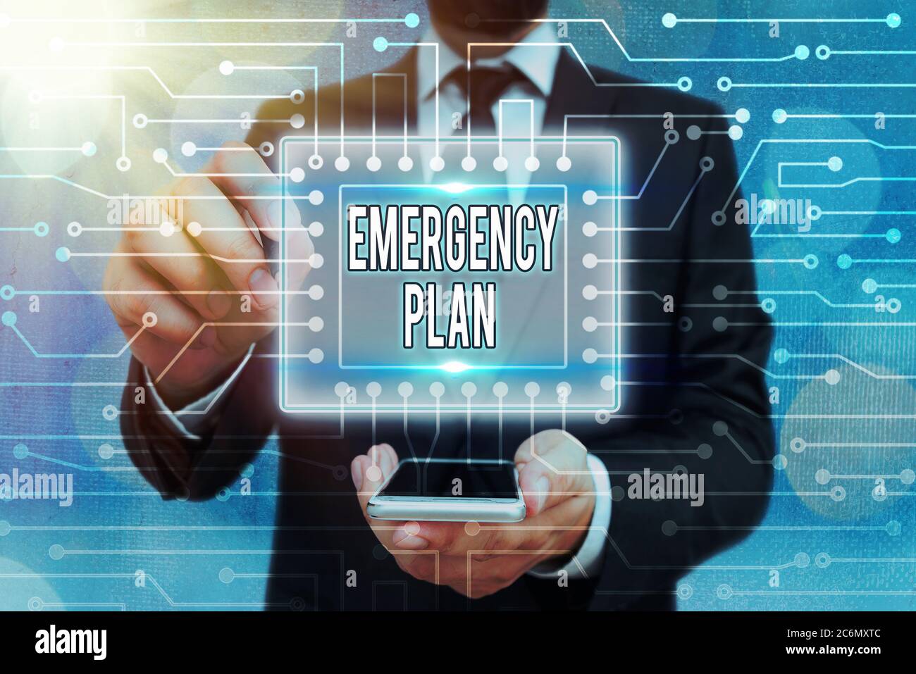 Handwriting text Emergency Plan. Conceptual photo instructions that ...