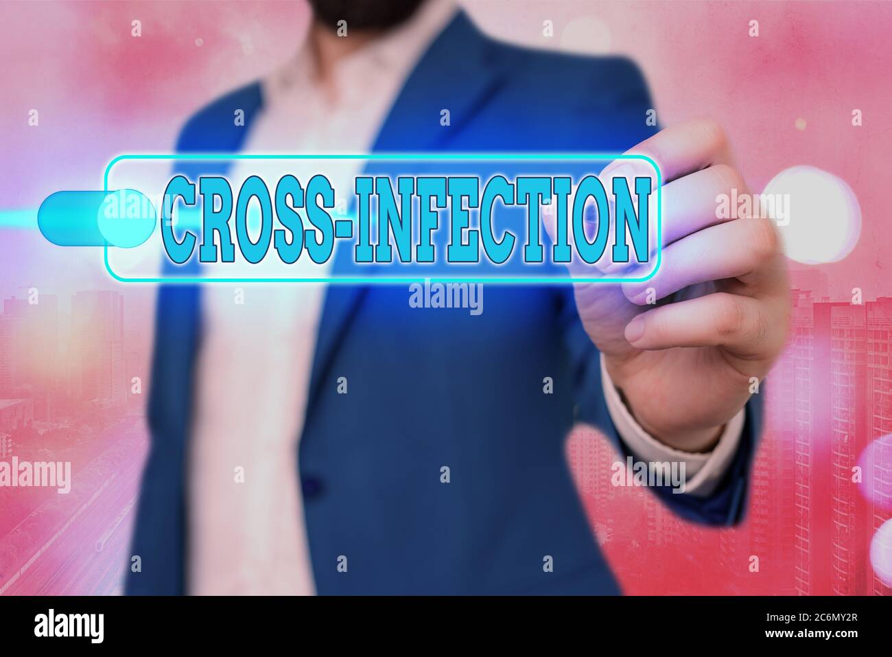 Word writing text Cross Infection. Business photo showcasing ...