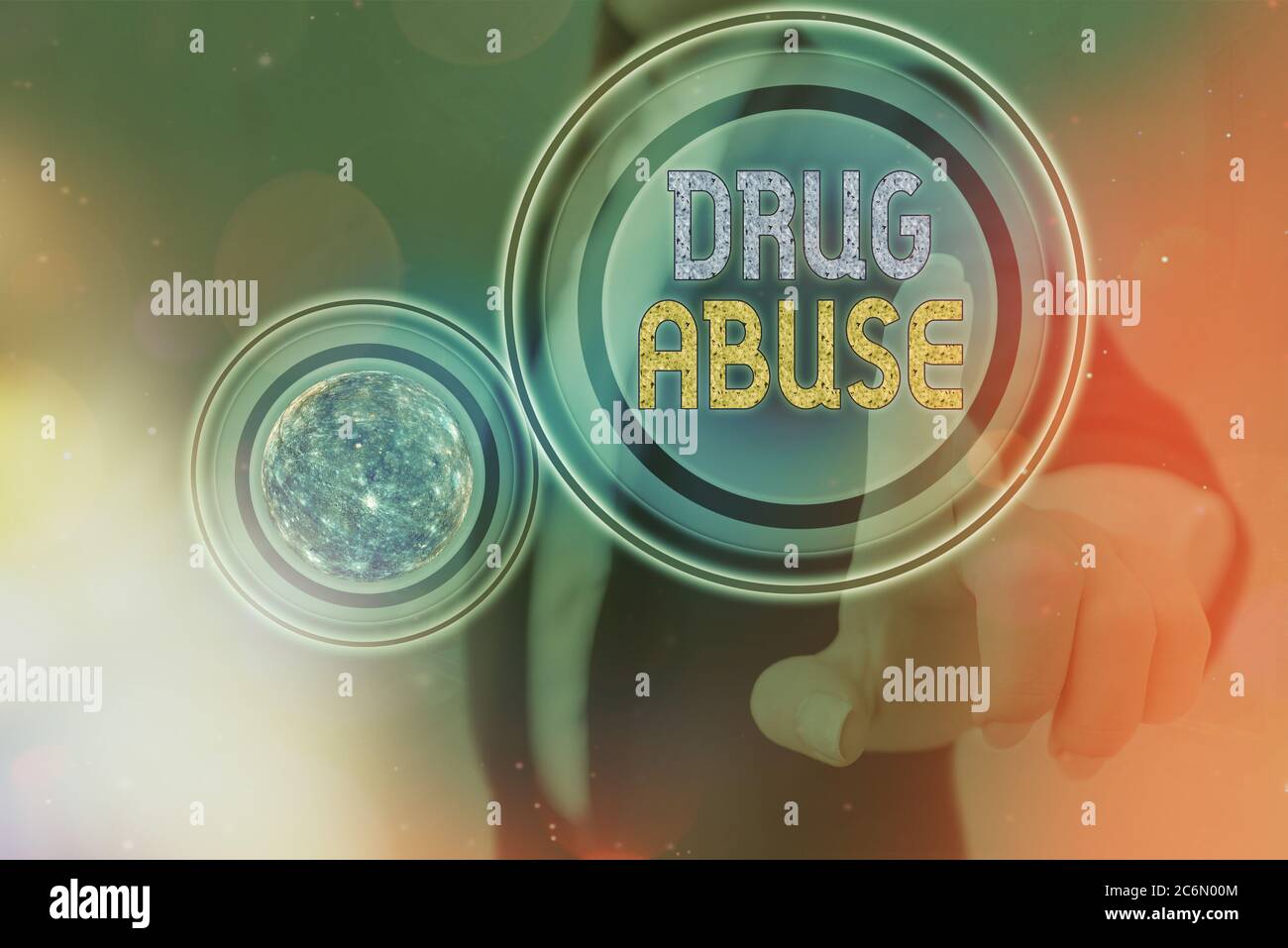 Text sign showing Drug Abuse. Business photo text the habitual taking ...