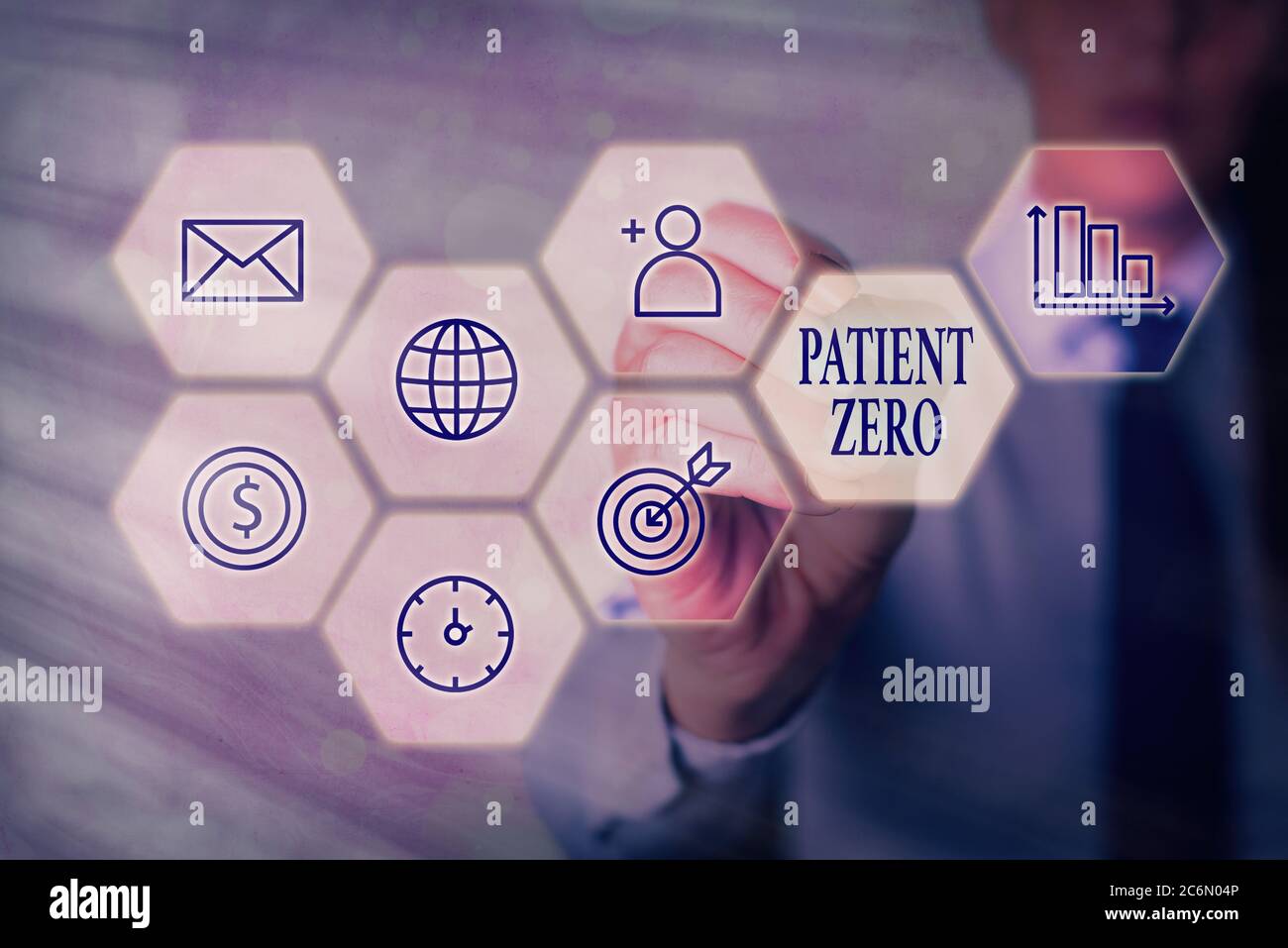 Conceptual hand writing showing Patient Zero. Concept meaning primary ...