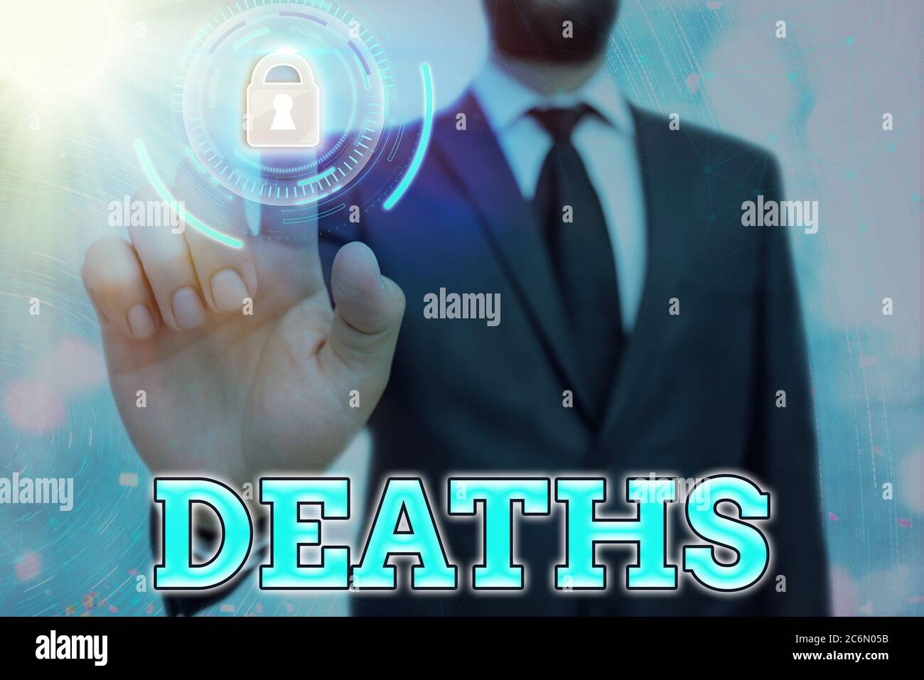 Conceptual hand writing showing Deaths. Concept meaning permanent ...