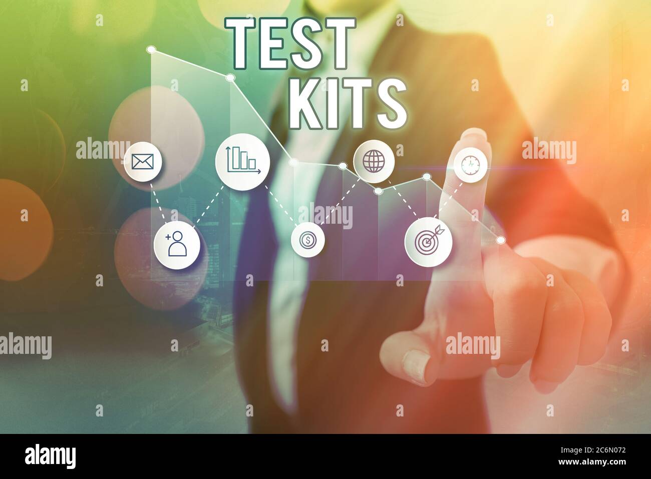 Text sign showing Test Kits. Business photo showcasing tools used to ...