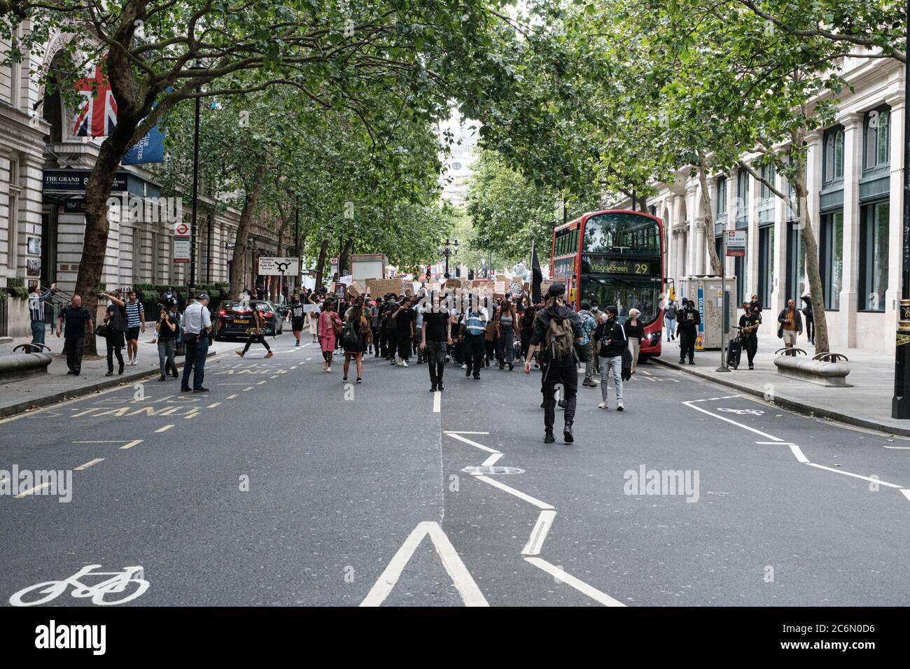 All Black Lives Matter March Through London June 29th Stock Photo - Alamy