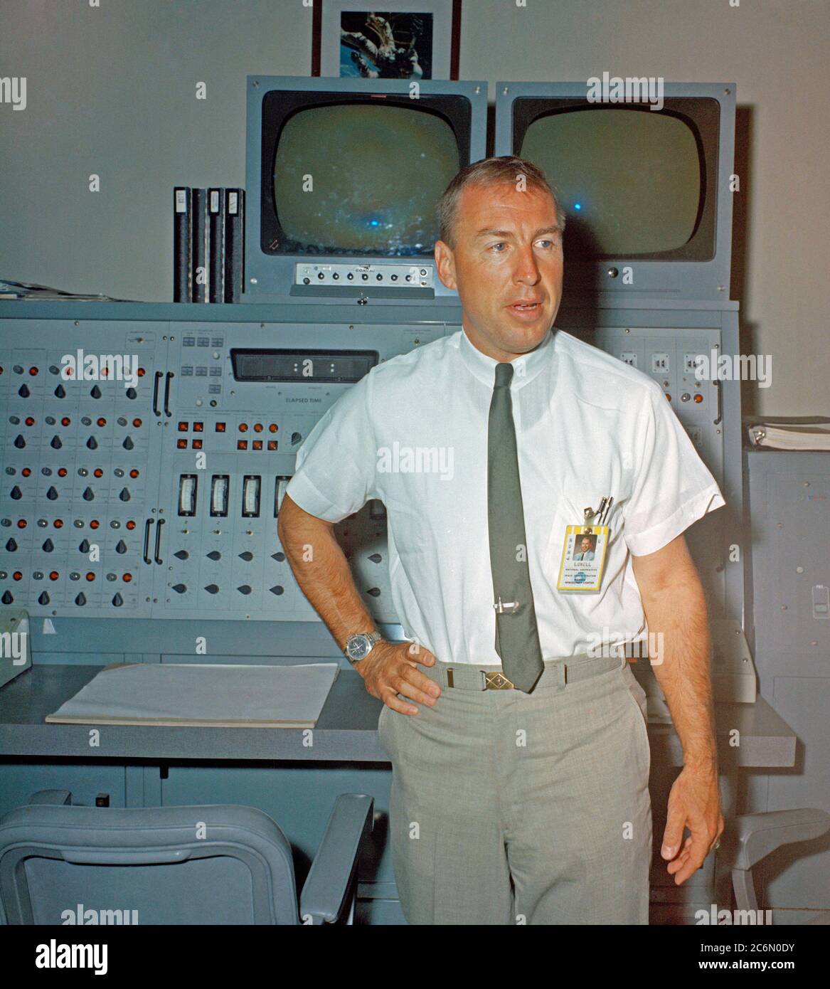 Astronaut James A. Lovell Jr., prime crew command pilot for the Gemini ...