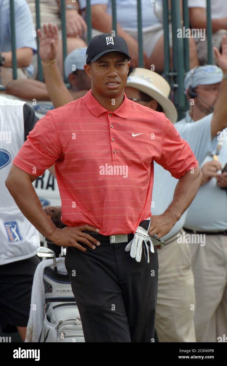 MIAMI, FL-MARCH: Tiger Woods at the Ford Championship at Doral for the ...