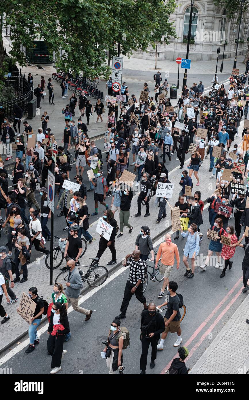 All Black Lives Matter March Through London June 29th Stock Photo - Alamy