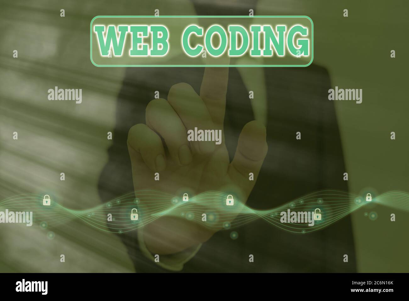 Word writing text Web Coding. Business photo showcasing a system of ...