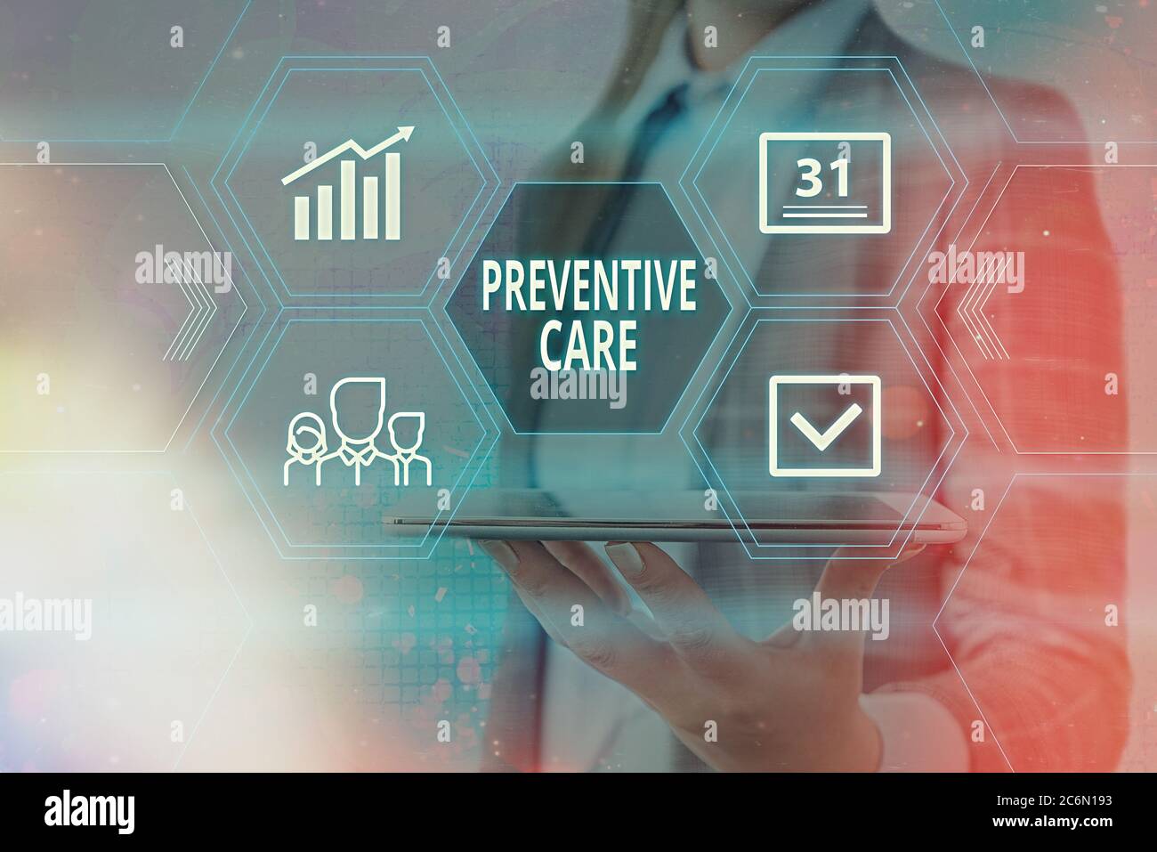 Handwriting text Preventive Care. Conceptual photo the care you receive ...