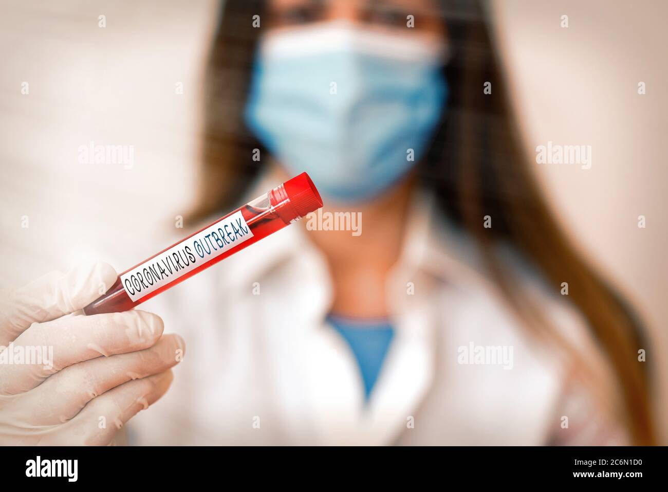 Conceptual hand writing showing Coronavirus Outbreak. Concept meaning ...