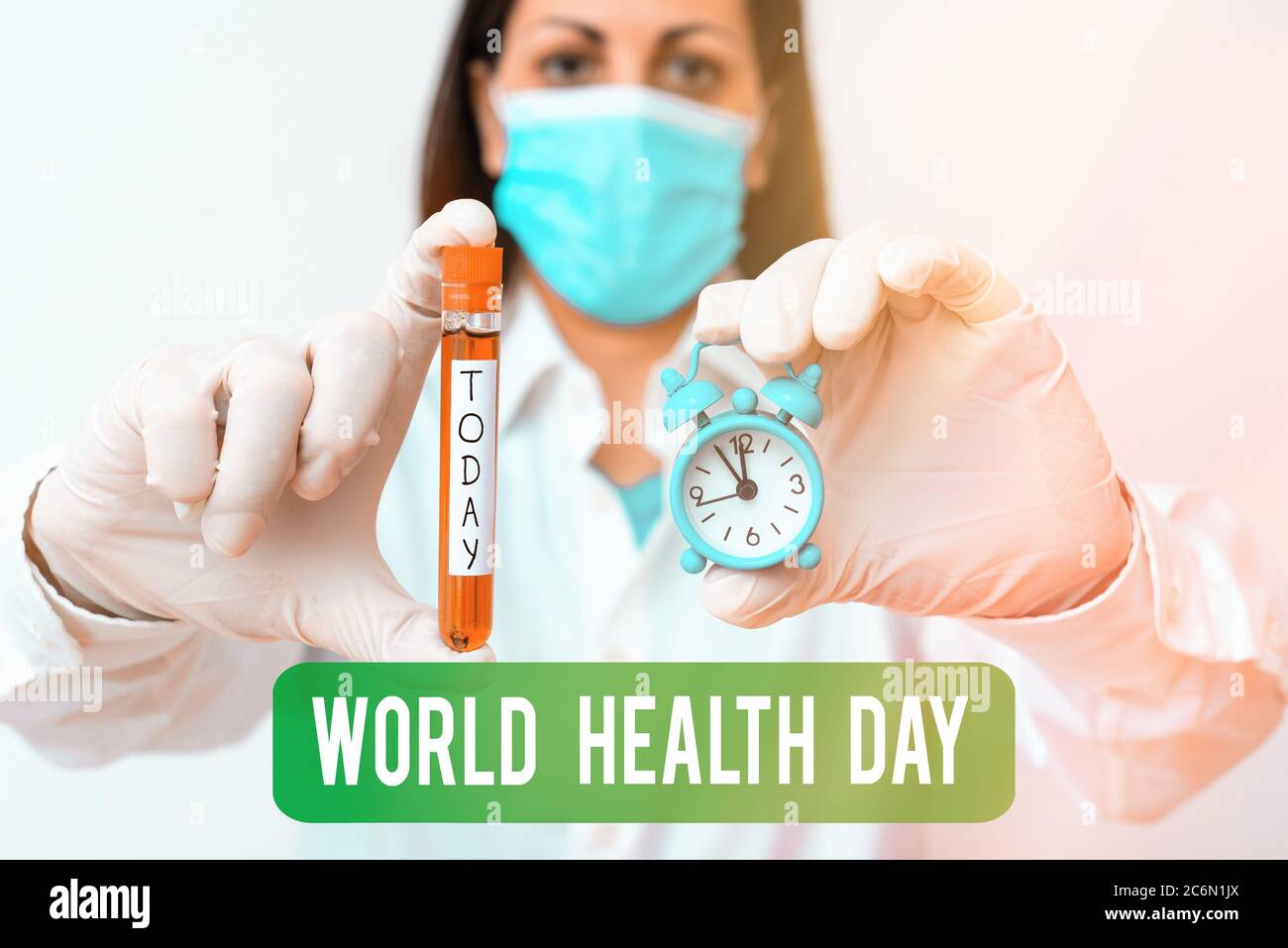 Text sign showing World Health Day. Business photo showcasing global ...