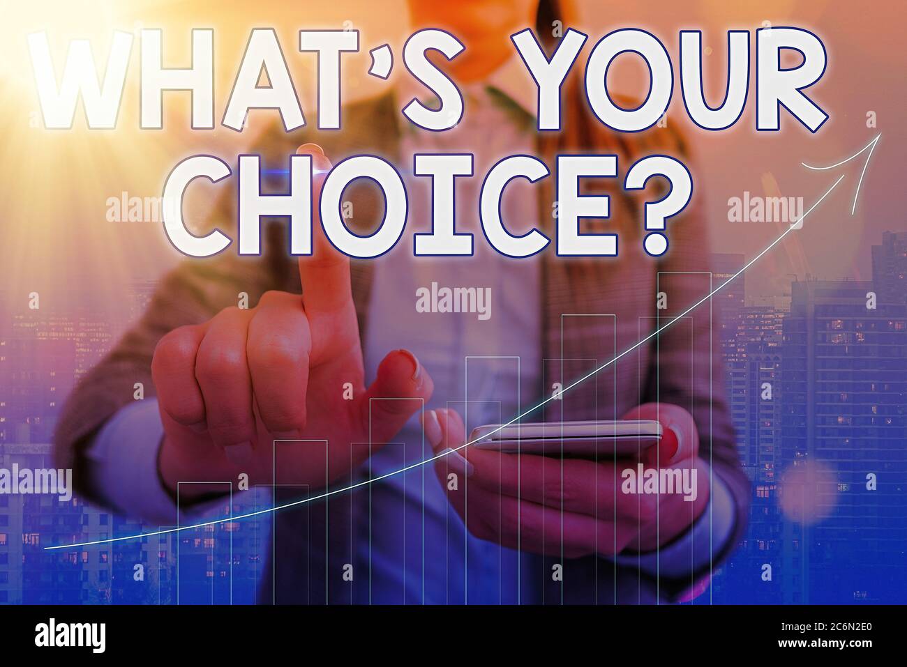 Conceptual hand writing showing Whats Your Choice Question. Concept ...