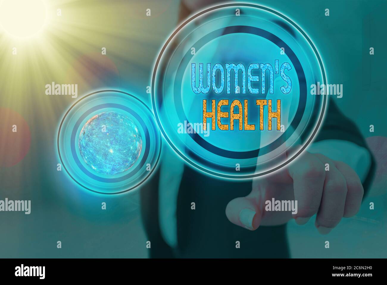 Text sign showing Womens Health. Business photo text treatment and ...