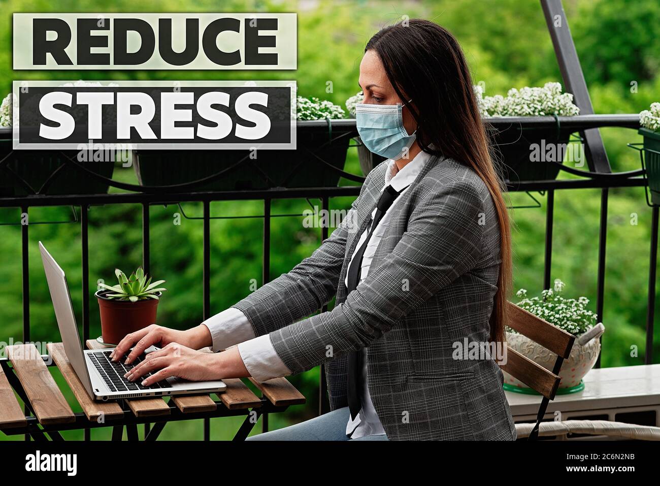 Conceptual hand writing showing Reduce Stress. Concept meaning to ...