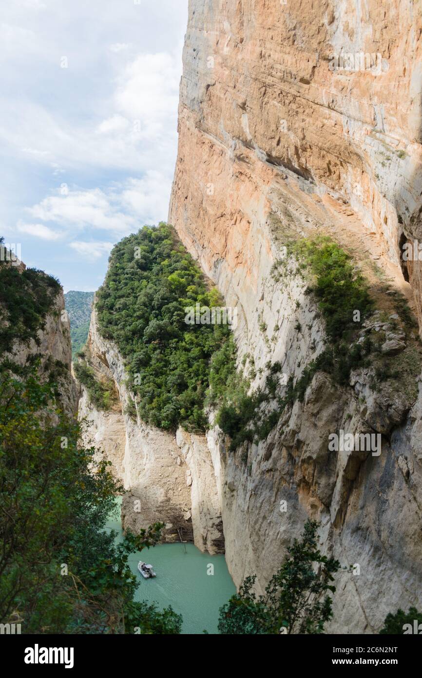Impressive views of a large gorge with water inside Stock Photo - Alamy