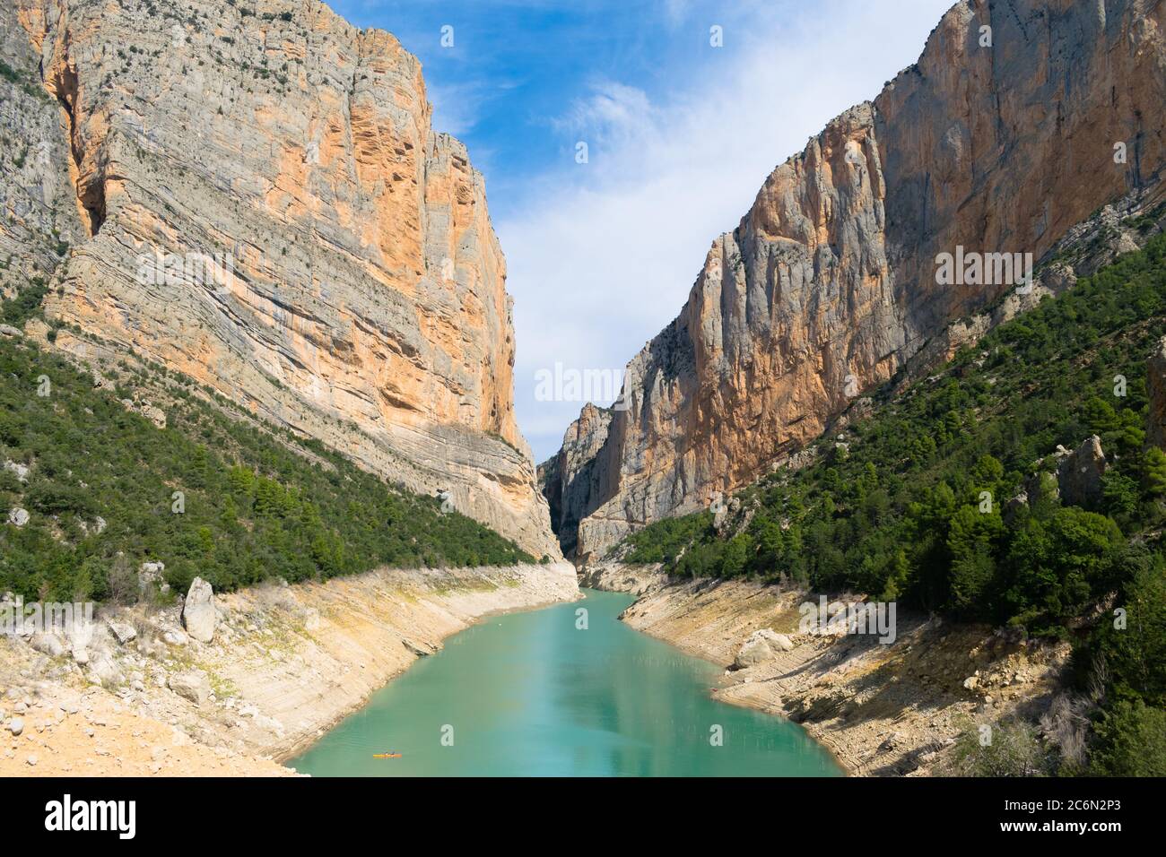 Impressive views of a large gorge with water inside Stock Photo - Alamy