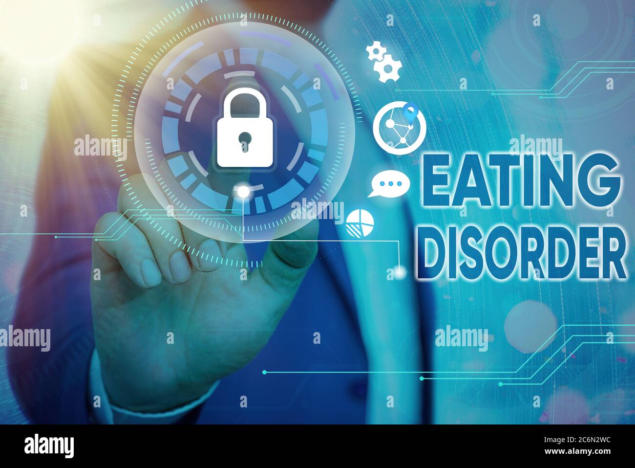 Handwriting text writing Eating Disorder. Conceptual photo illnesses or ...