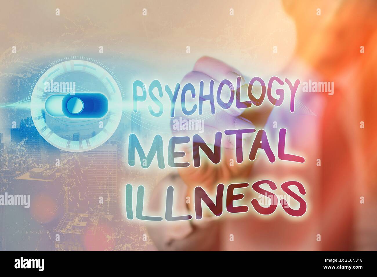 Writing note showing Psychology Mental Illness. Business concept for a ...