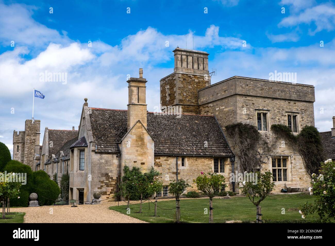 Rockingham Castle and gardens in Corby, Northamptonshire Stock Photo ...