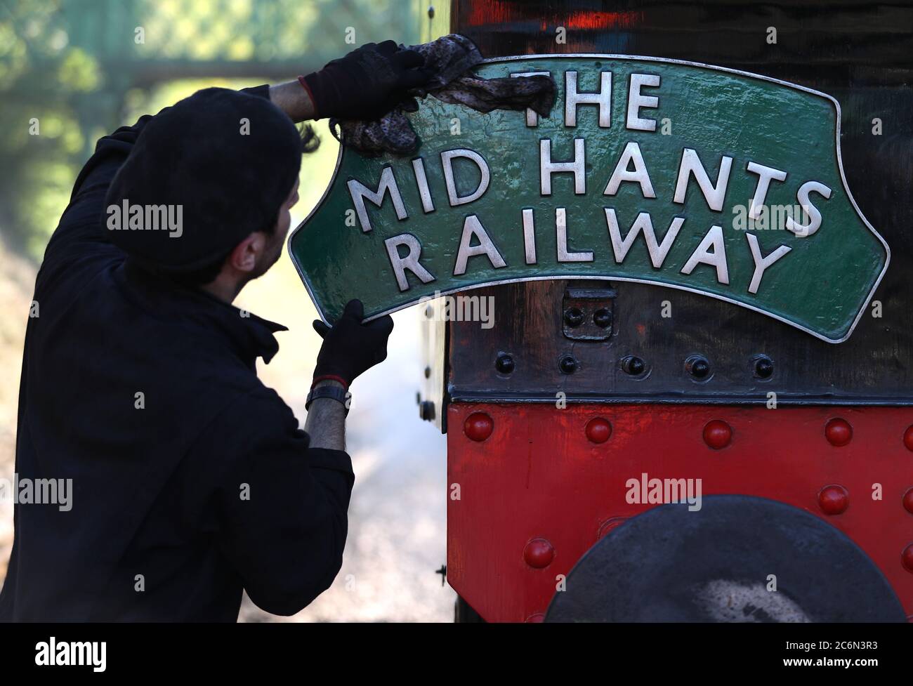 British railways ivatt class 2mt tank engine hi-res stock photography ...