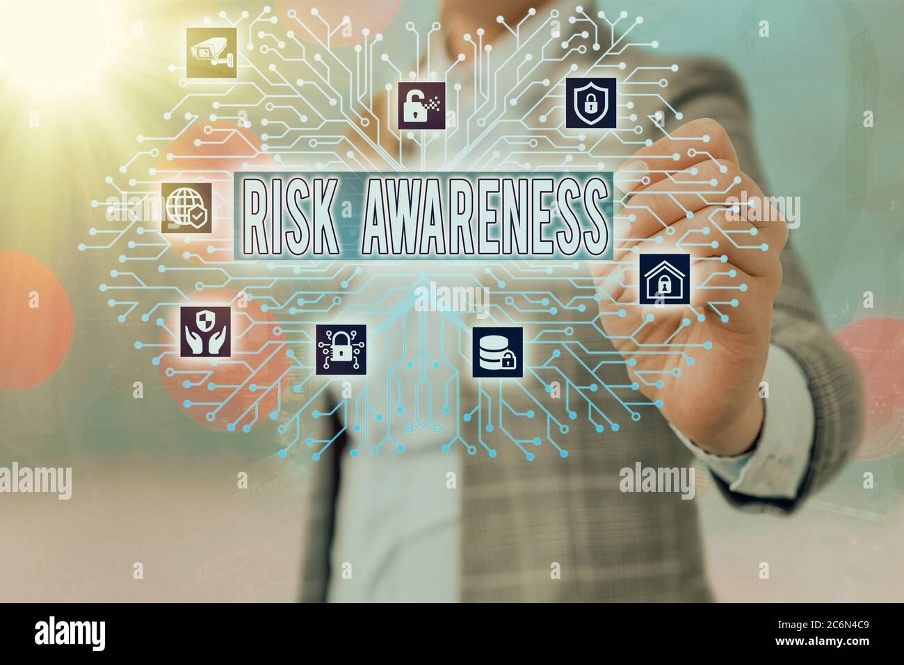 Word writing text Risk Awareness. Business photo showcasing recognizing ...