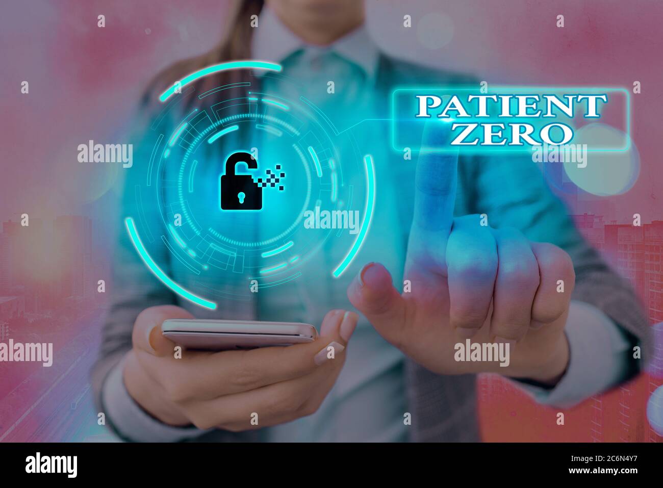 Conceptual hand writing showing Patient Zero. Concept meaning primary ...