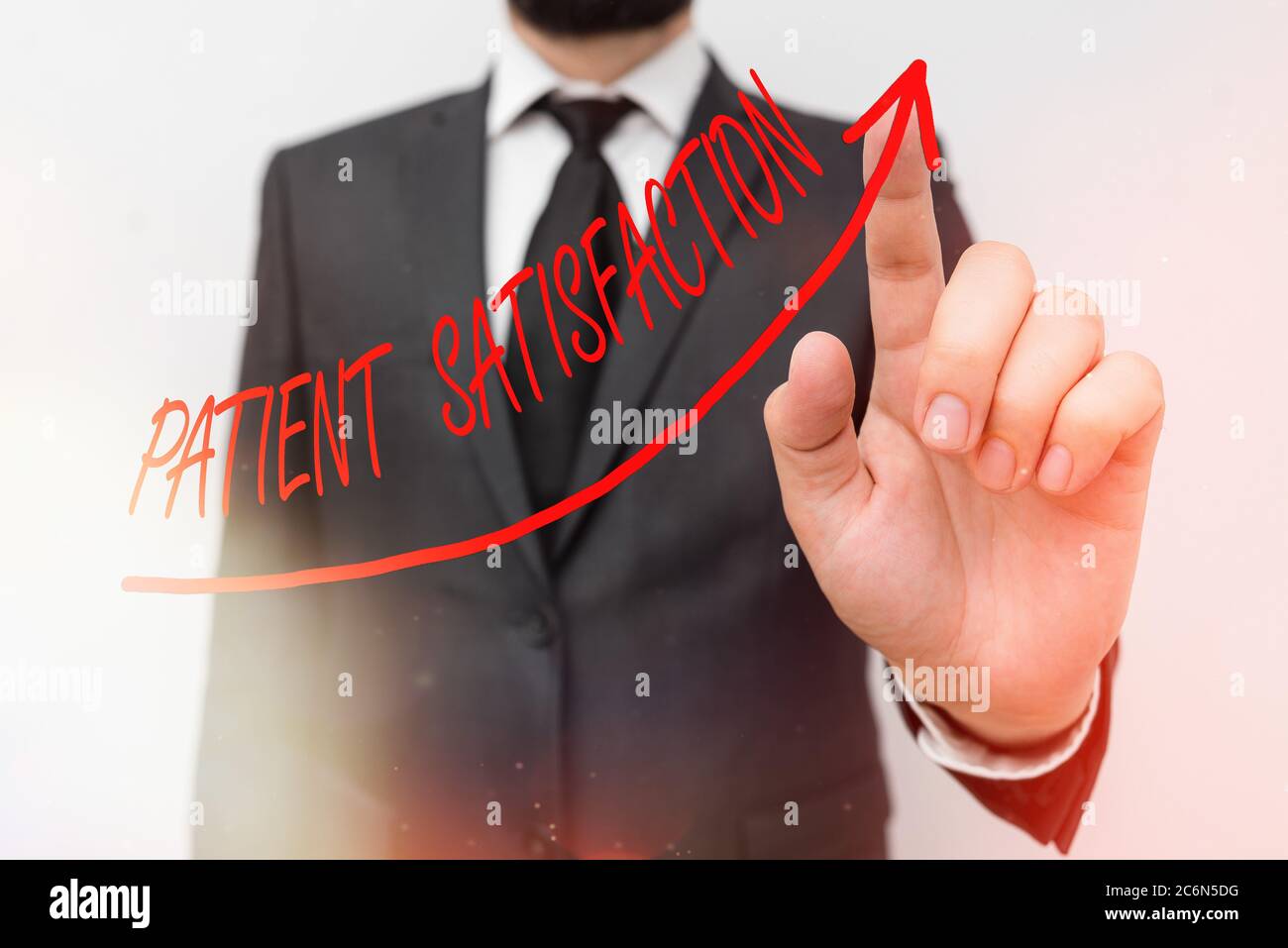 Text sign showing Patient Satisfaction. Business photo showcasing the ...