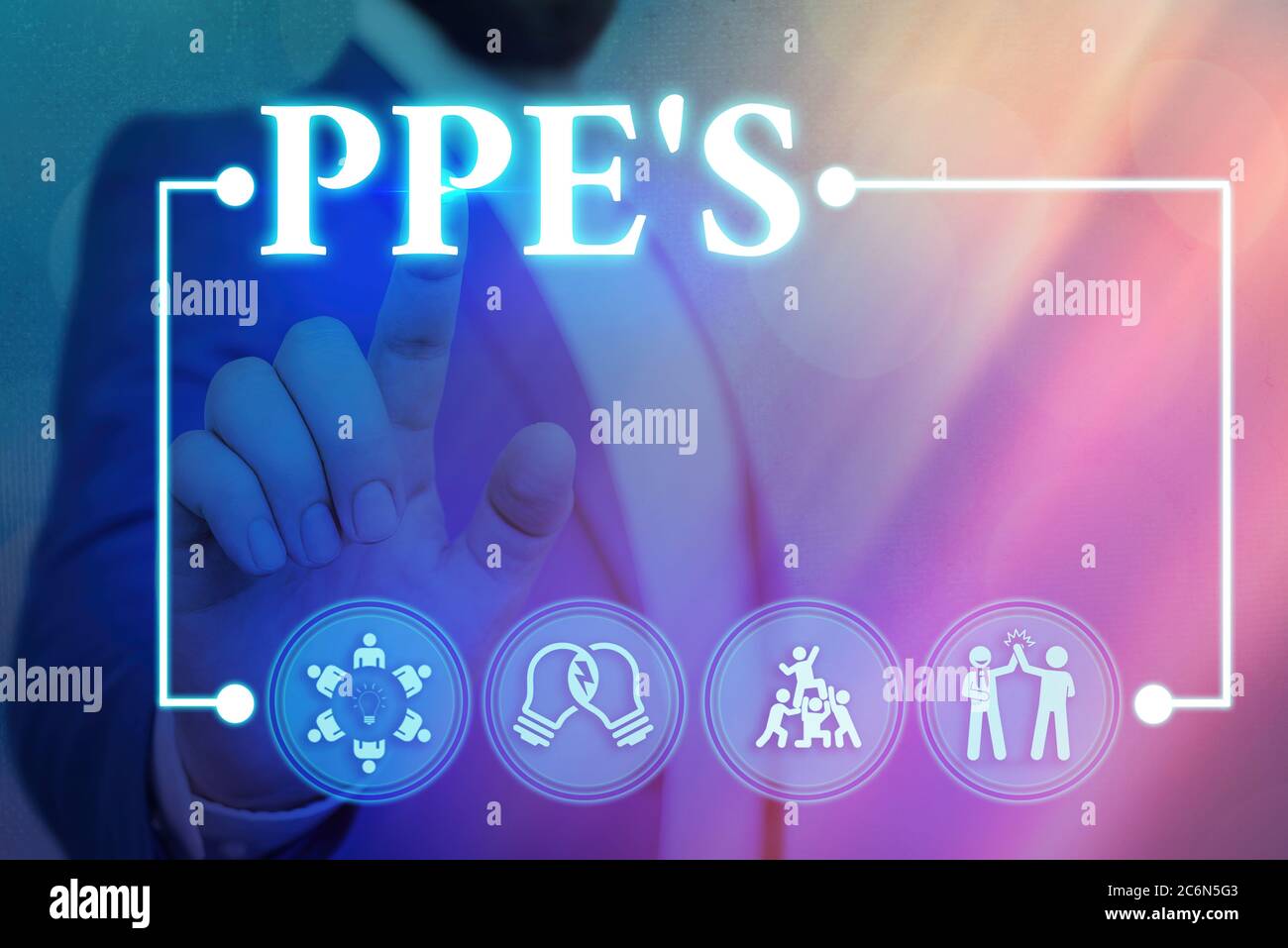 Handwriting text writing Ppe s is. Conceptual photo Specialized ...