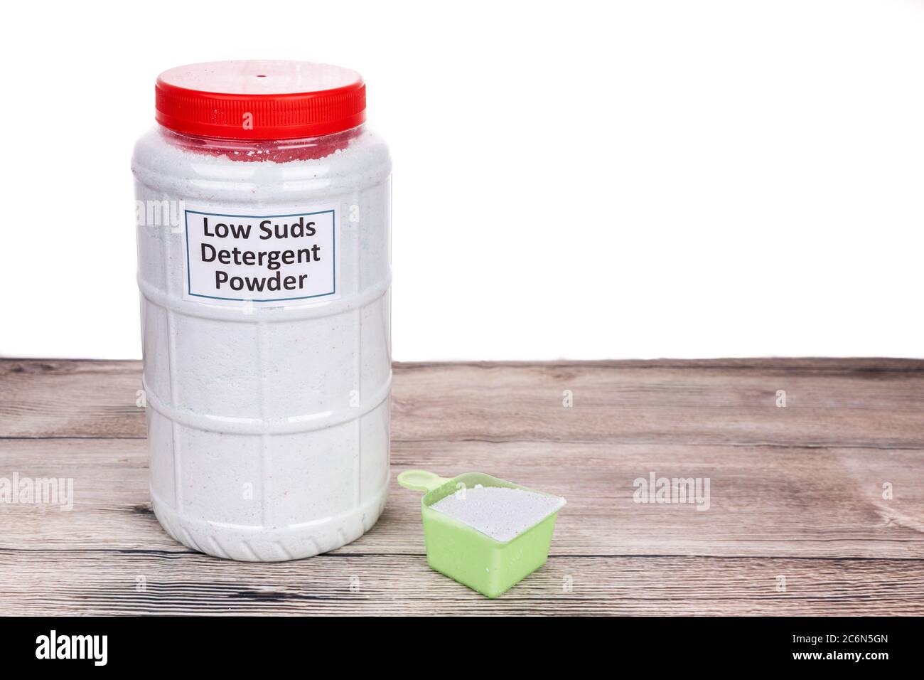 Low suds powder laundry detergent caters for front load washing machine ...