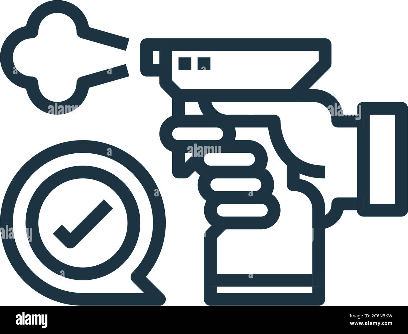disinfect vector icon. disinfect editable stroke. disinfect linear ...