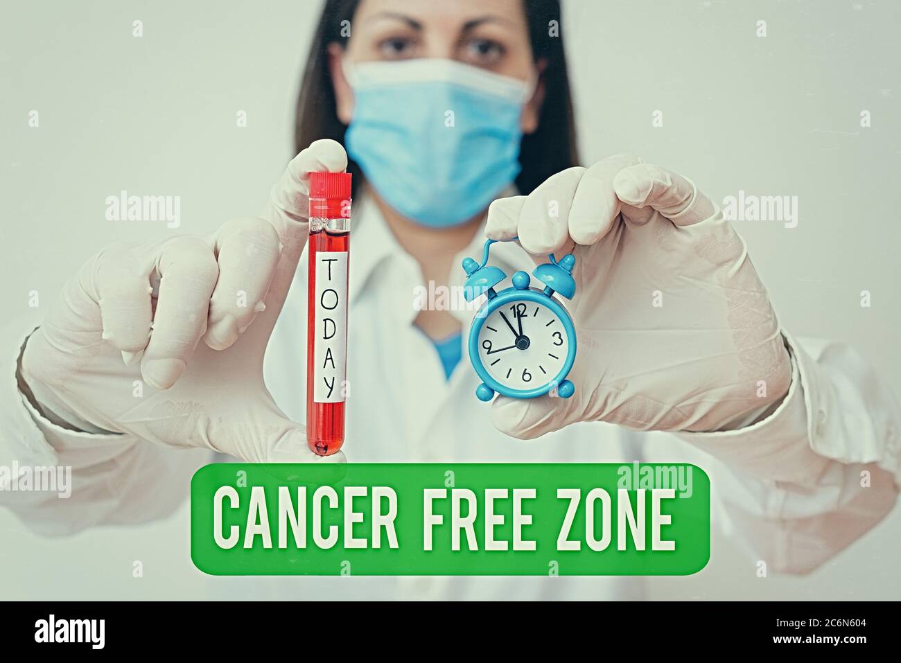 Text sign showing Cancer Free Zone. Business photo showcasing ...