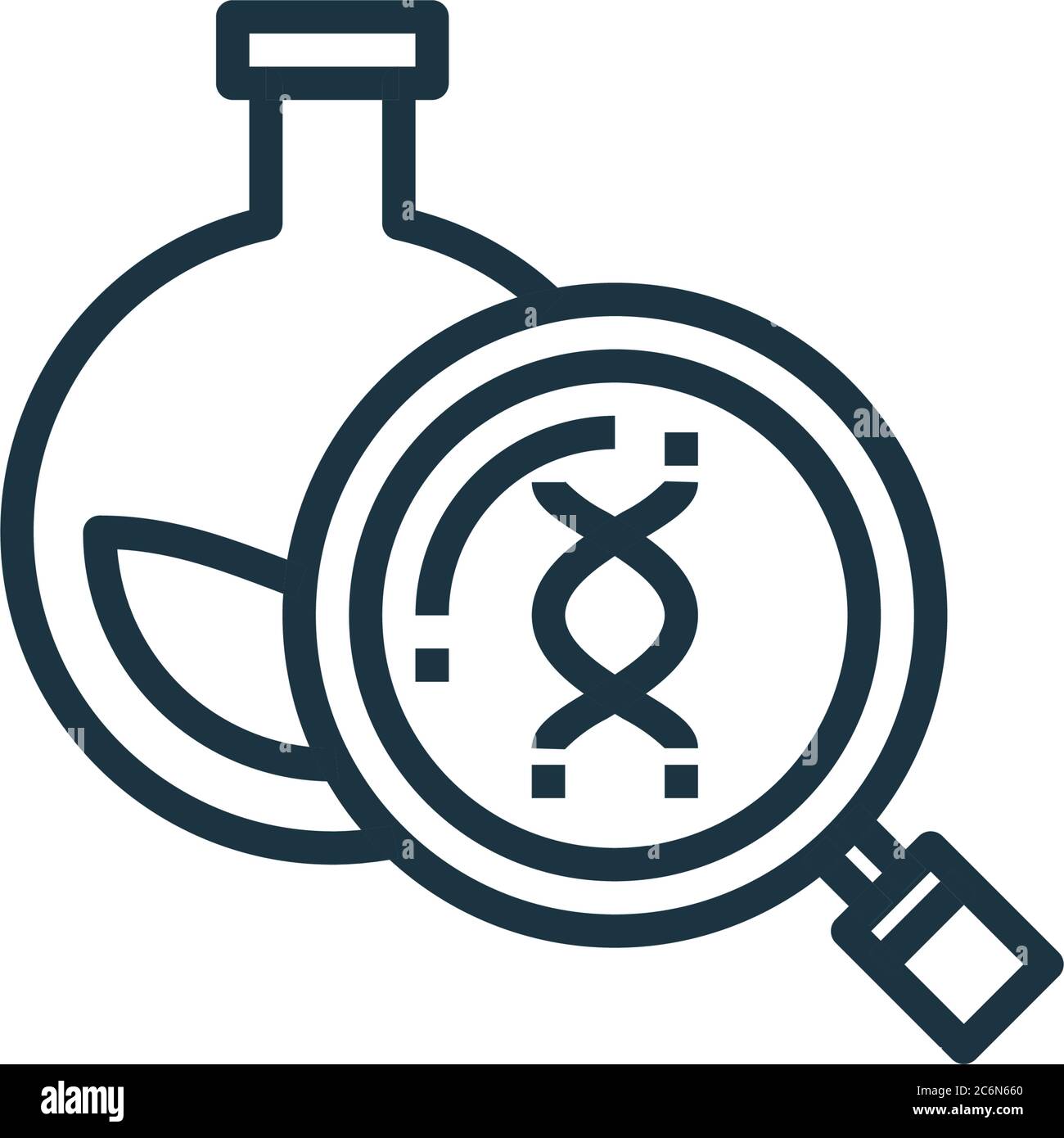 heredity vector icon. heredity editable stroke. heredity linear symbol ...