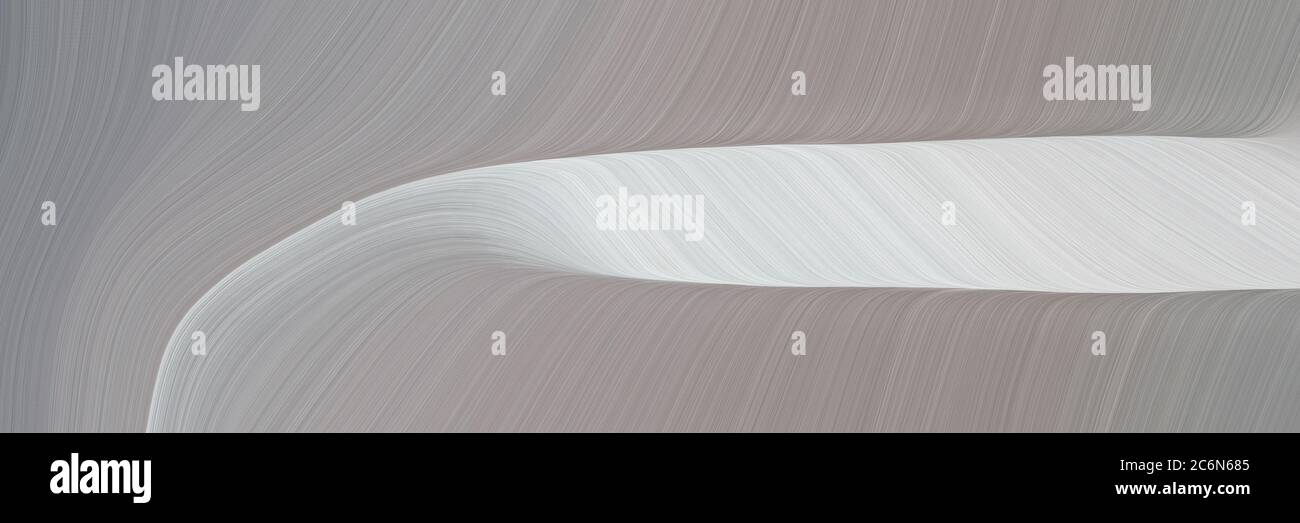 abstract flowing banner design with dark gray, light gray and pastel ...