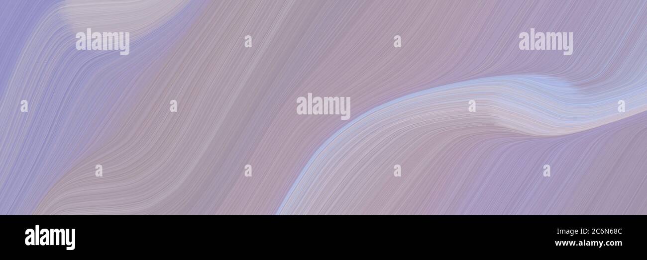 abstract decorative horizontal header with pastel purple, light steel ...