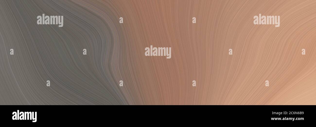 abstract moving header design with gray gray, rosy brown and dim gray ...