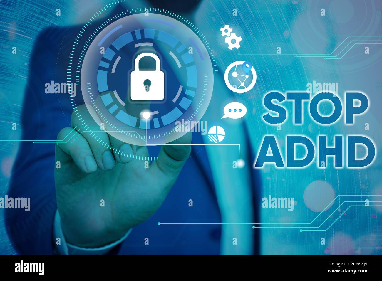 Handwriting text writing Stop Adhd. Conceptual photo treat a disorder ...