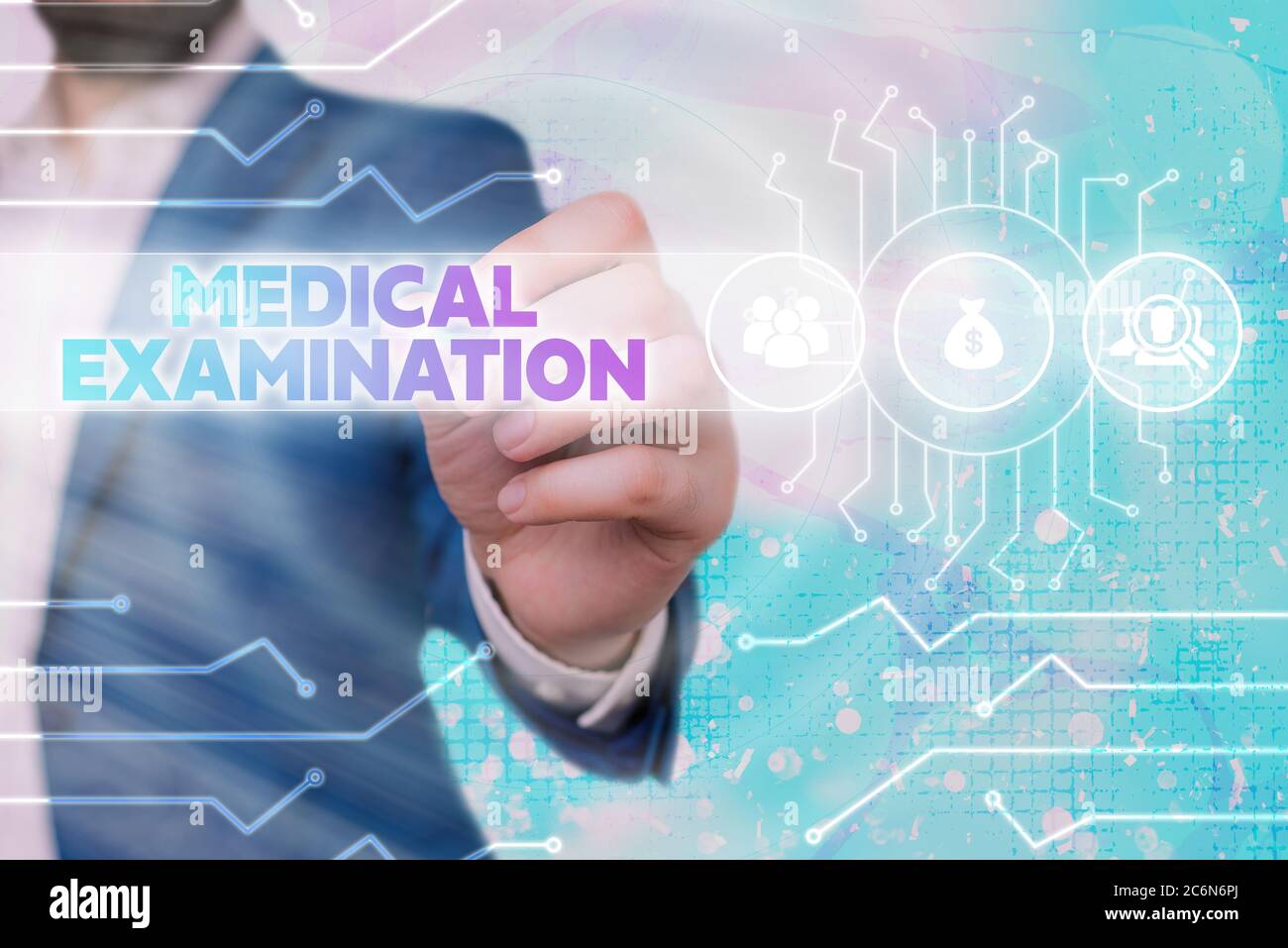 Handwriting text Medical Examination. Conceptual photo the examination ...