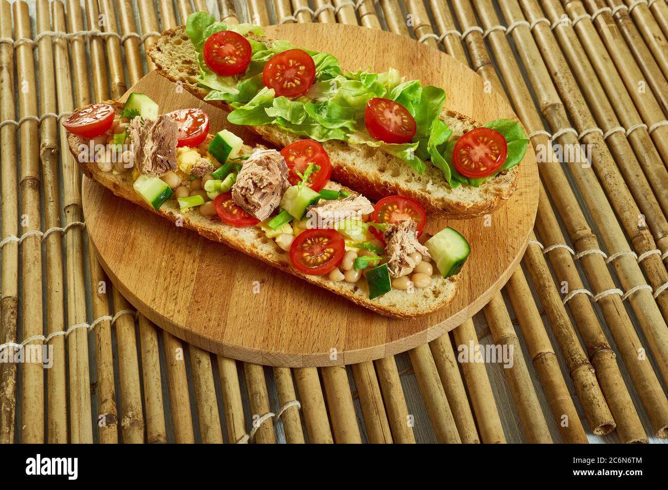 Pan Bagnat - Le French Tuna Salad Sandwich Stock Photo - Alamy