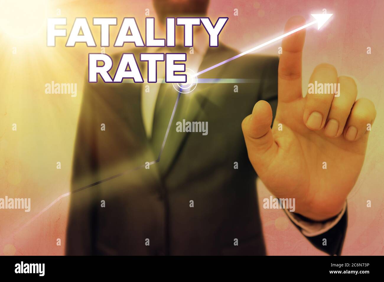 Handwriting text writing Fatality Rate. Conceptual photo calculated ...