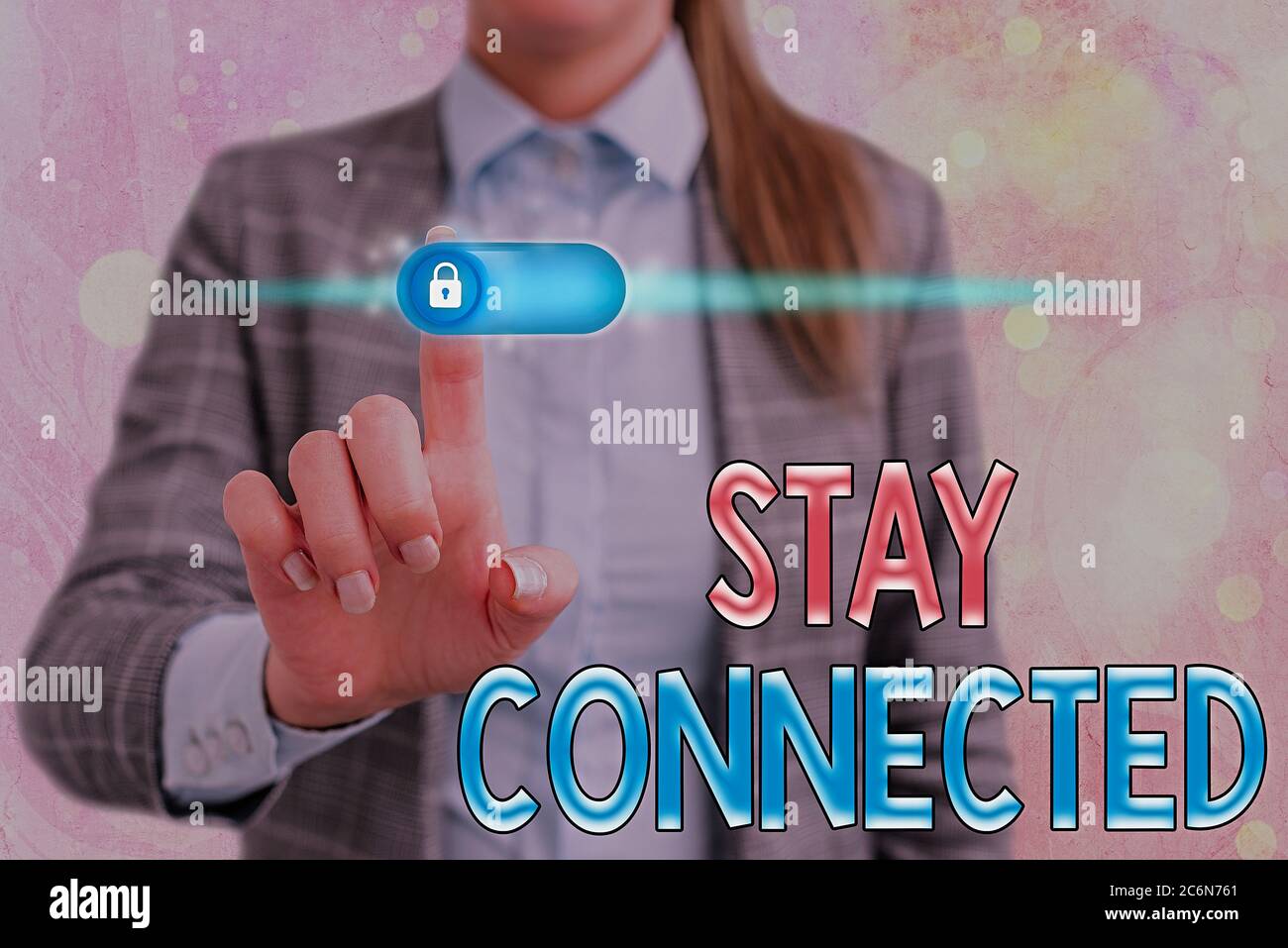 Word writing text Stay Connected. Business photo showcasing to remain ...