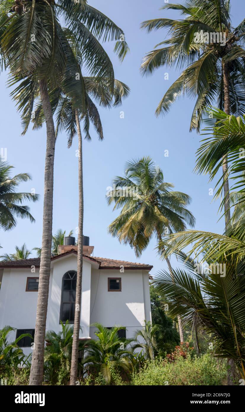 Colourful house. A Modern Style House in Goa India. Residential ...