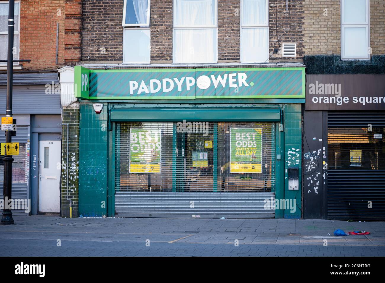 Shops on High Street North, East Ham, London Stock Photo - Alamy