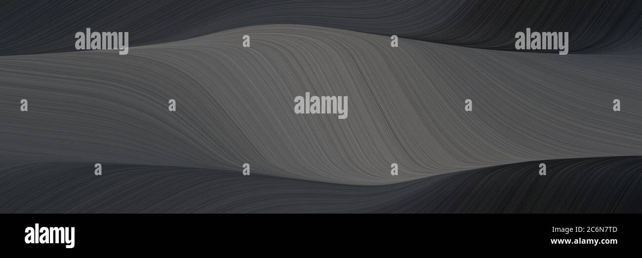 abstract modern designed horizontal header with dark slate gray, dim ...