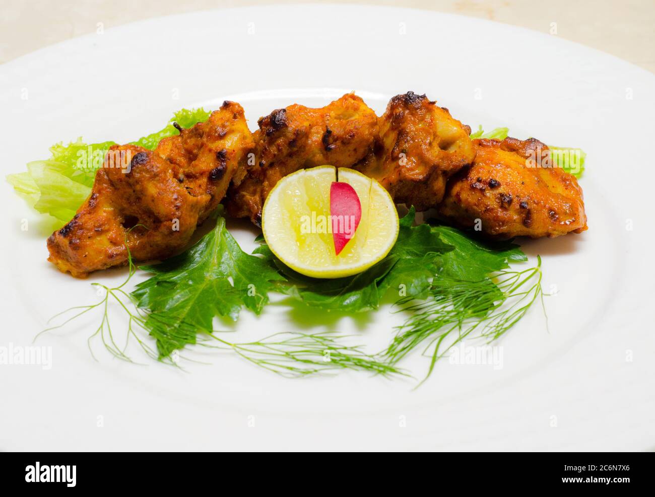 Tasty Roasted Chicken with great presentation Stock Photo - Alamy