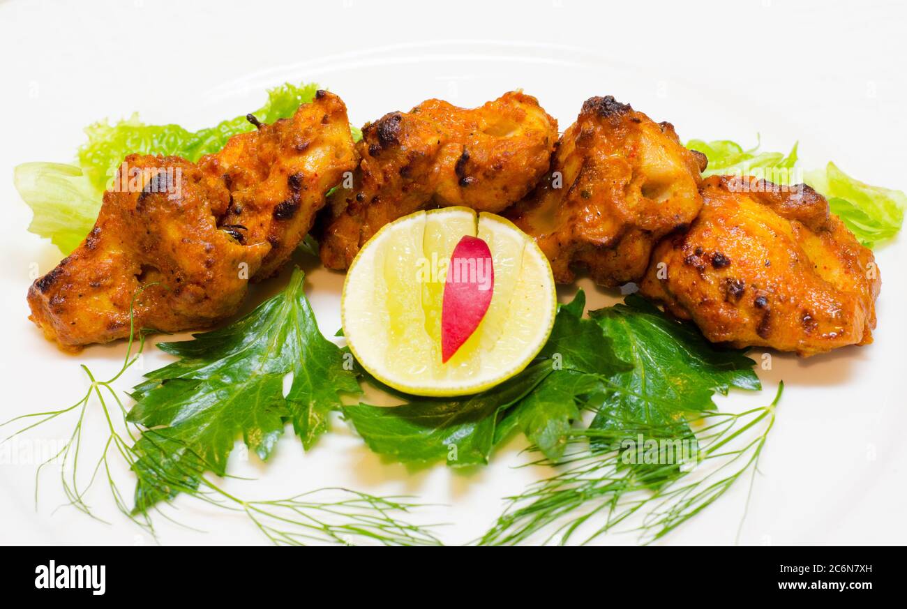 Tasty Roasted Chicken with great presentation Stock Photo - Alamy