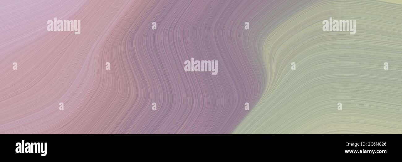 abstract flowing horizontal header with dark gray, ash gray and silver ...